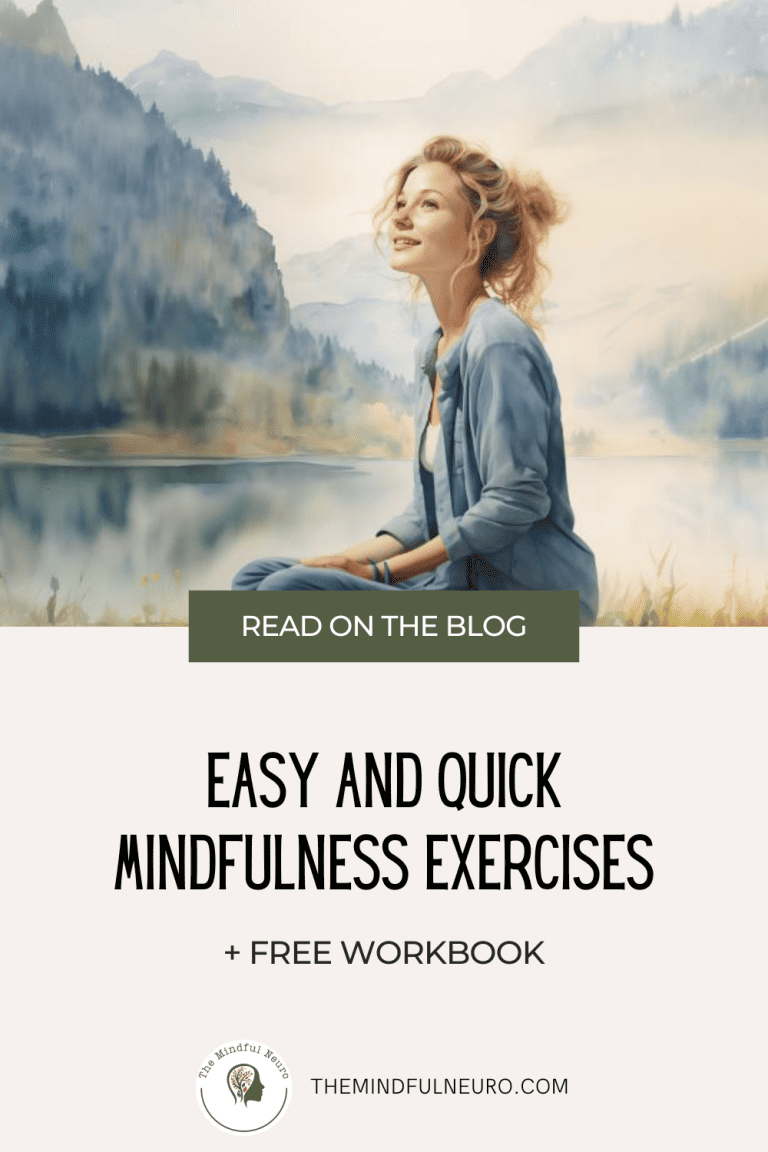 Easy and Quick Mindfulness Exercises for Busy Minds +Freebie
