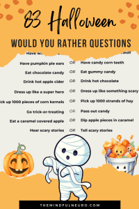 83 Halloween Would You Rather Questions (Free Template)