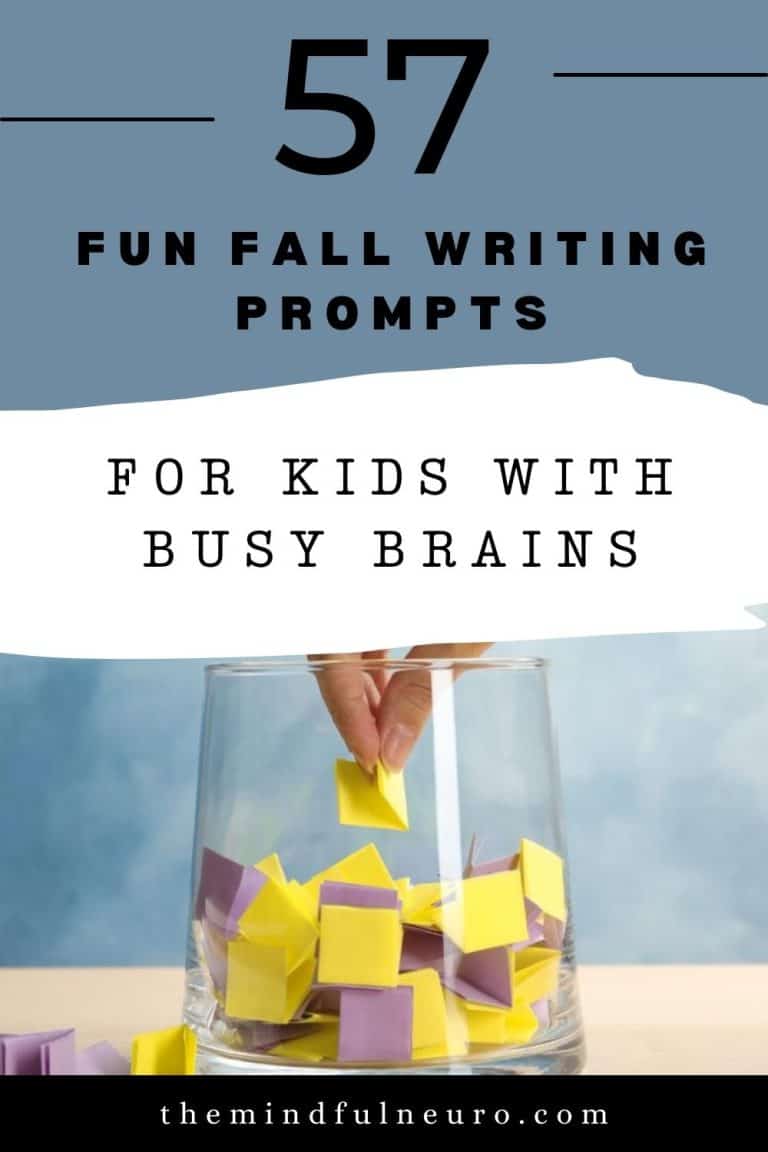 57 Fun Fall Writing Prompts for Kids with Busy Brains