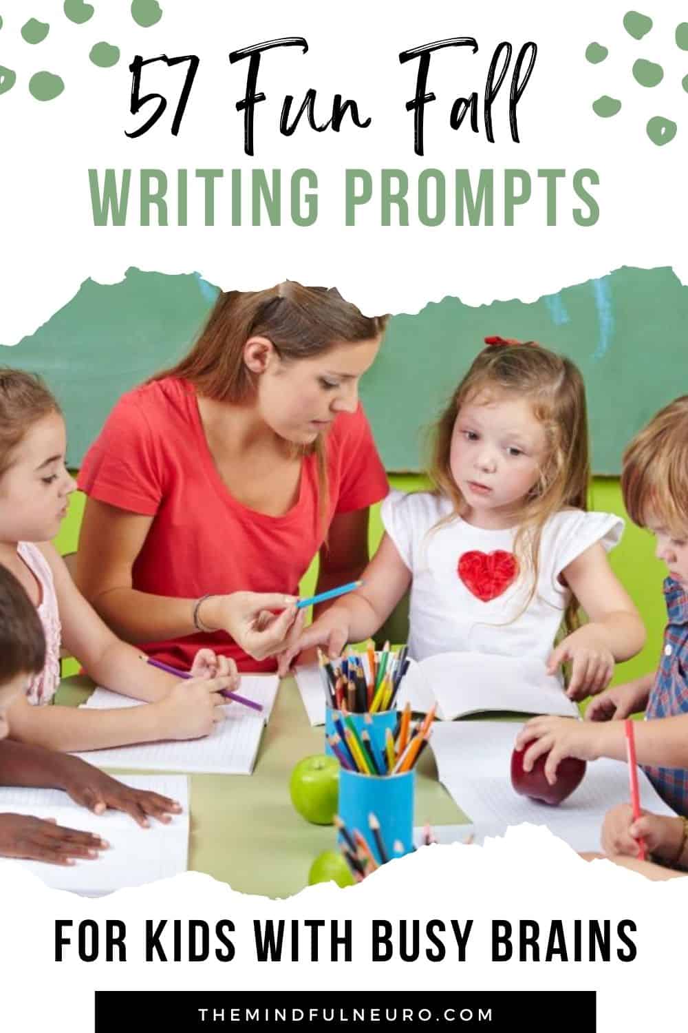 57 Fun Fall Writing Prompts for Kids with Busy Brains