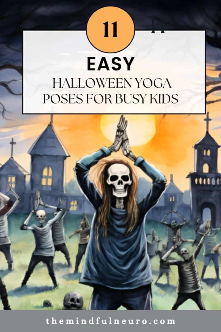 11 Easy Halloween Yoga Poses for Busy Kids (+Freebie)
