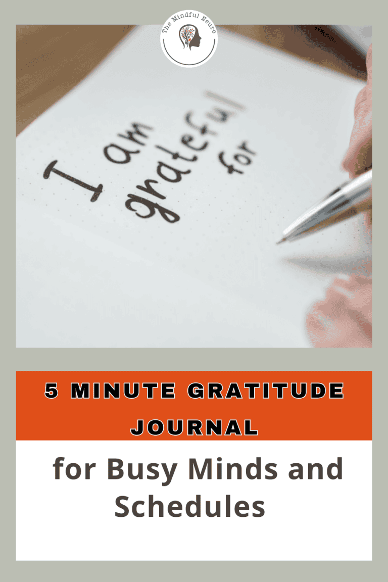 5 Minute Gratitude Journal for Busy Minds and Schedules (+ Freebie)